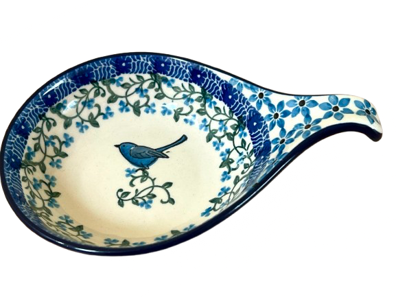Spoon Rest 7" Song Bird – Pottery and Friends - Polish Pottery